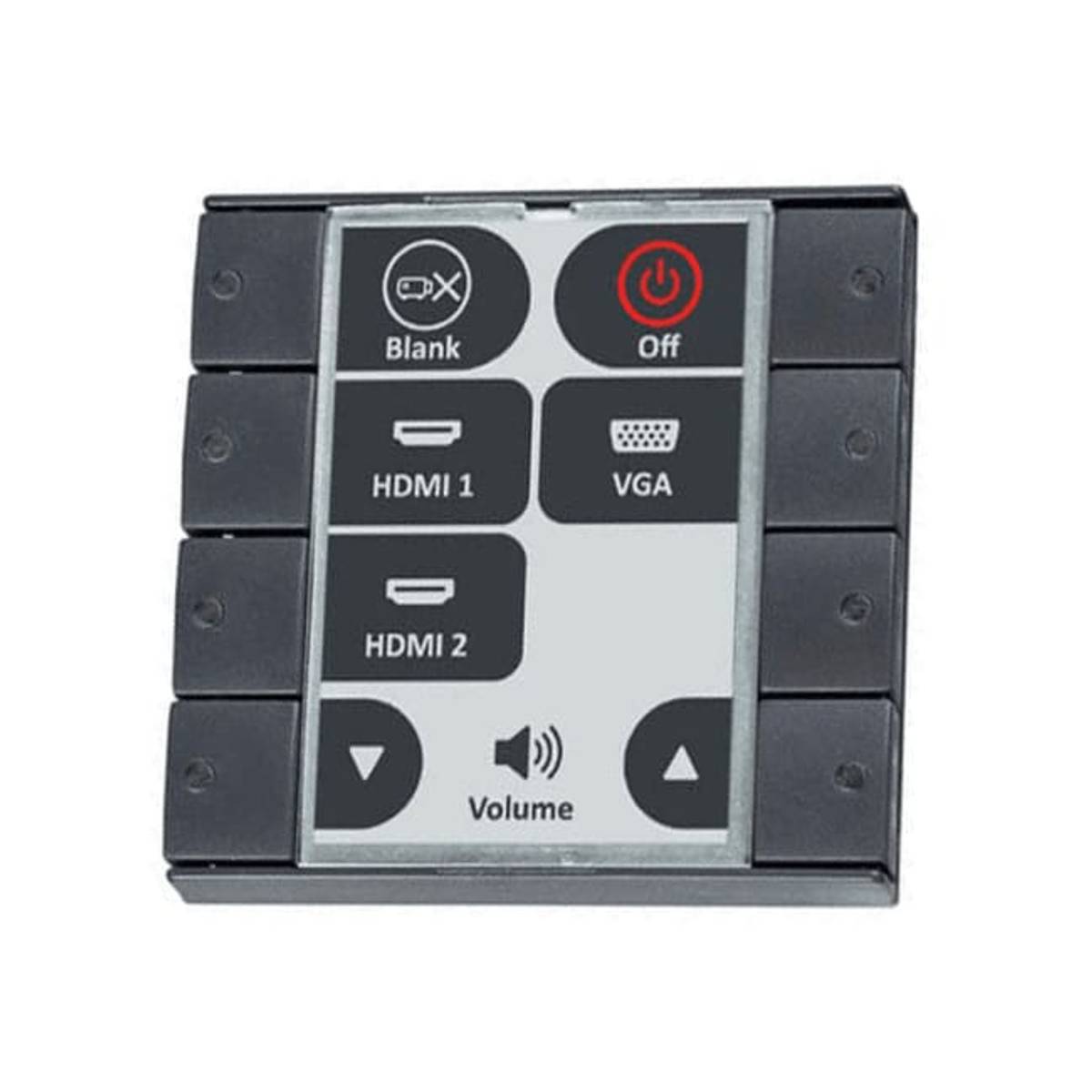 Sierra II 8EUB - 8-knapps kontrollpanel med ethernet, sort - Viratech